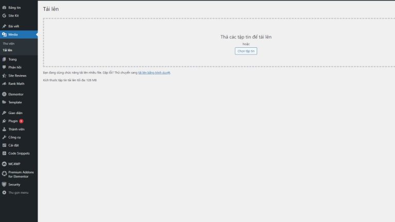 Cách Upload File Lên Thư Viện Media Của WordPress 2022